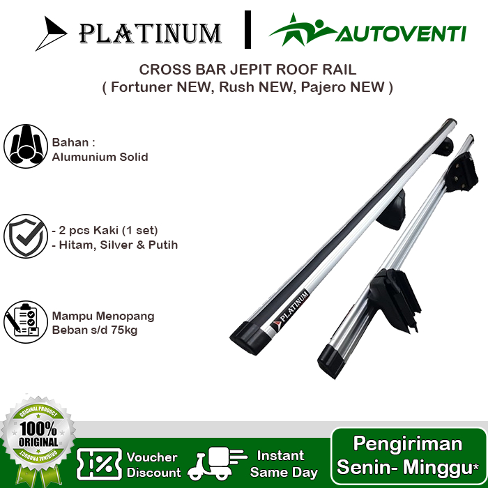 Jual CROSS BAR KAKI MOBIL TOYOTA AVANZA VELOZ 2021 PLATINUM | Shopee ...