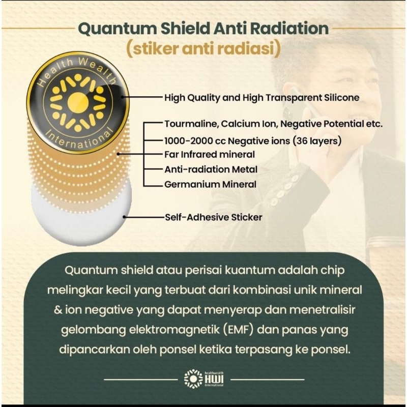 Jual STIKER ANTI RADIASI HWI / QUANTUM SHIELD ANTI RADIATION | Shopee Indonesia