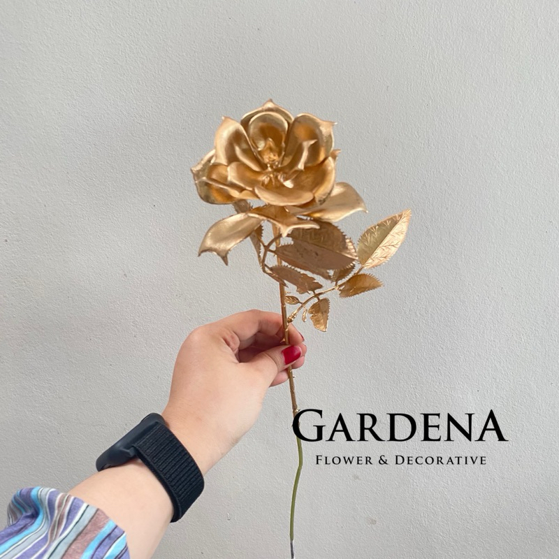Jual gardena rose single gold premium | Shopee Indonesia