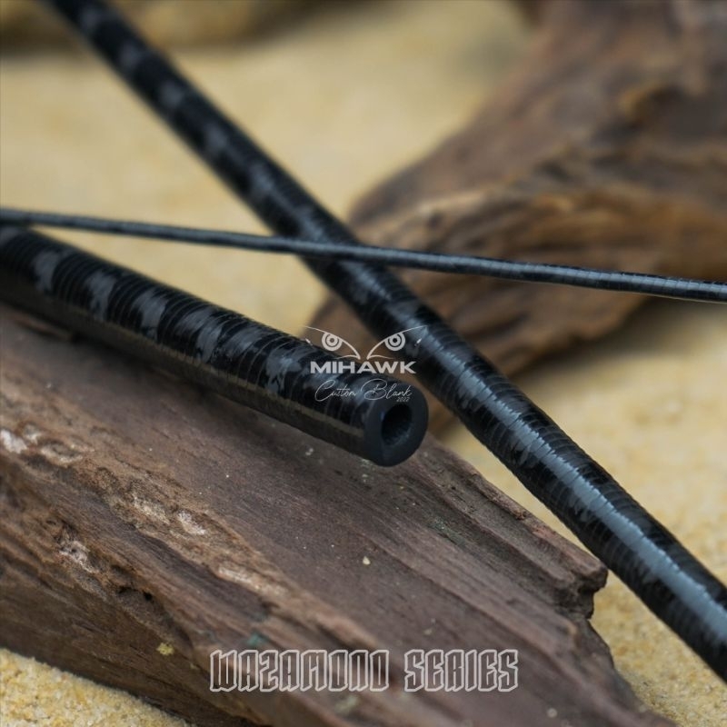 Jual Mihawk Custom Blank Rod Carbon Hollow X-Wrap Toray Wazamono Series ...