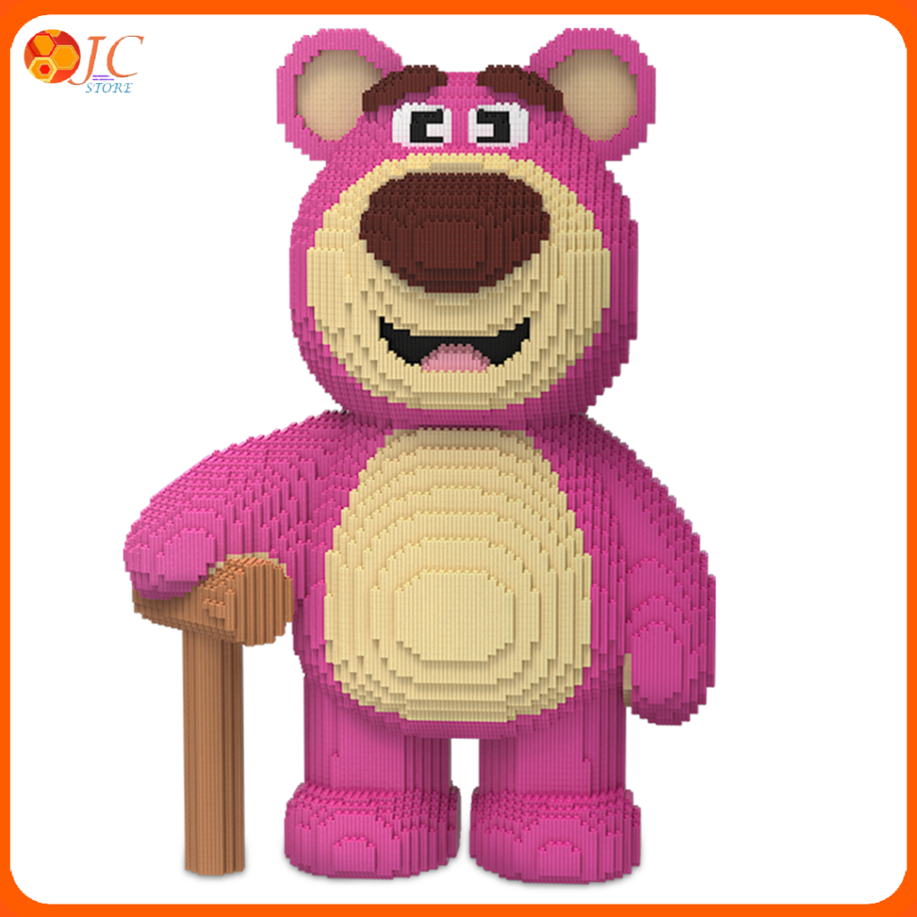 Jual JC Nano Block Jumbo Lotso Bear Mainan Anak Balok Susun Puzzle ...