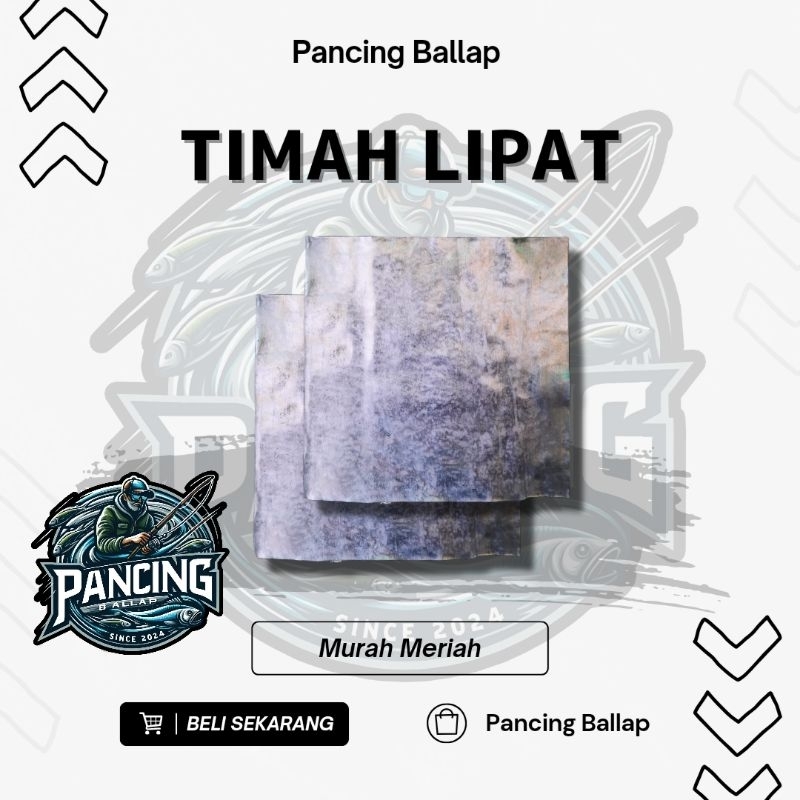 Jual TIMAH LEMPIT / TIMAH LIPAT PANJANG 9CM X LEBAR 9CM | Shopee Indonesia