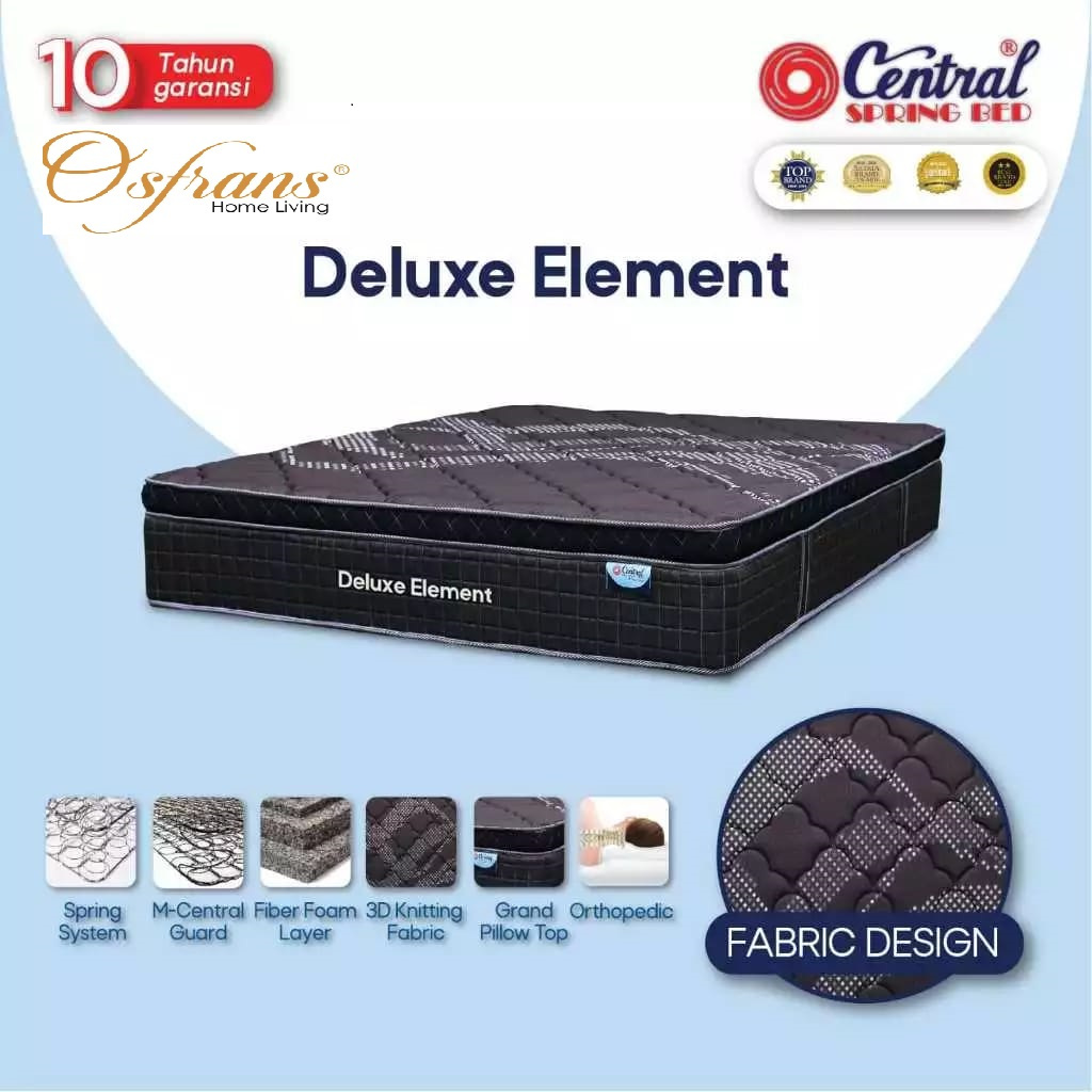 Jual Central Springbed Deluxe Element Pillow Top - Hanya Kasur - [ Osfrans ] | Shopee Indonesia