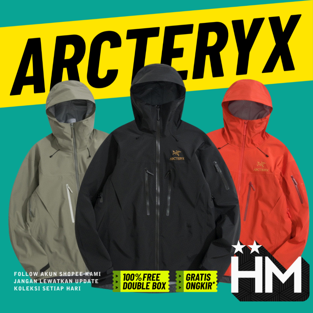 Jual LIMITED! Arcteryx Alpha SV Outdoor Jacket Water Repellant Anti Air ...