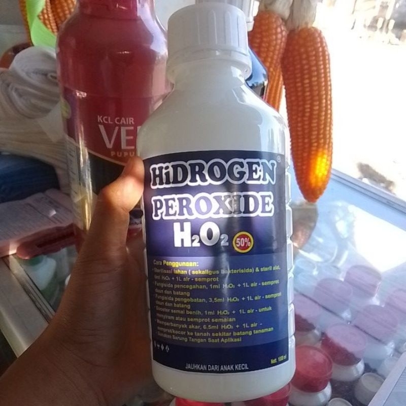 Jual H2O2 Hidrogen Peroxide 50% 1 liter | Shopee Indonesia