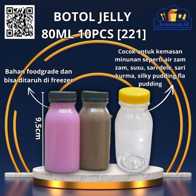Jual BOTOL JELLY 80 ML (10 BIJI) | Shopee Indonesia