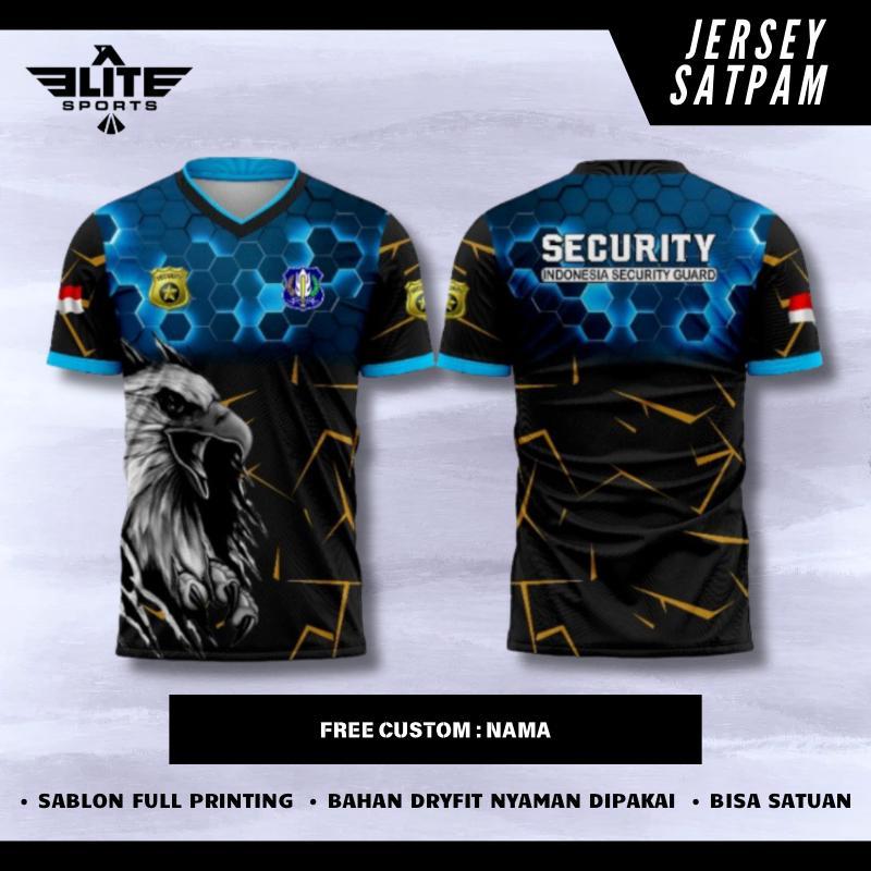 Jual JERSEY SATPAM TERBARU /JERSEY KAOS SECURITY HITAM /SERAGAM SATPAM ...