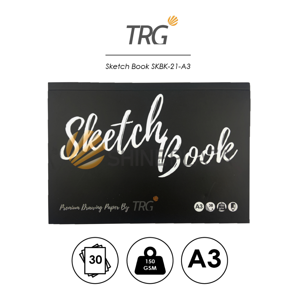 Jual TRG Sketchbook Sketch Drawing Book A3 150gsm SKBK-21-A3 - Kertas Buku Gambar & Sketsa 150 ...