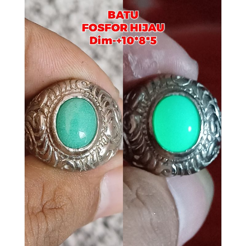 Jual BATU AKIK FOSFOR HIJAU MENYALA DALAM GELAP | Shopee Indonesia