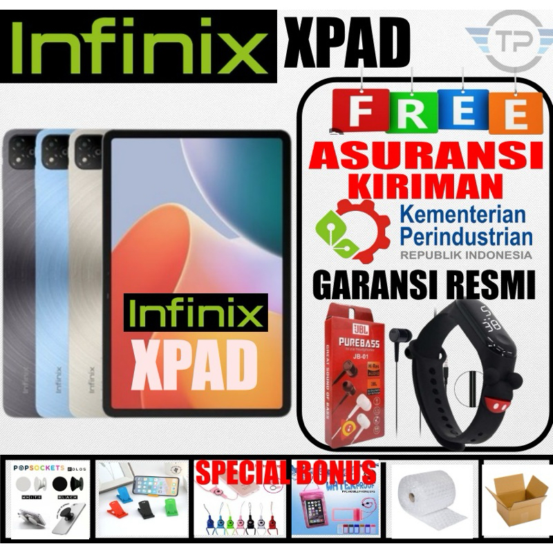 Jual Infinix Xpad 4/256GB / 4/128GB Wifi only 7000mAh Display FHD+ ...