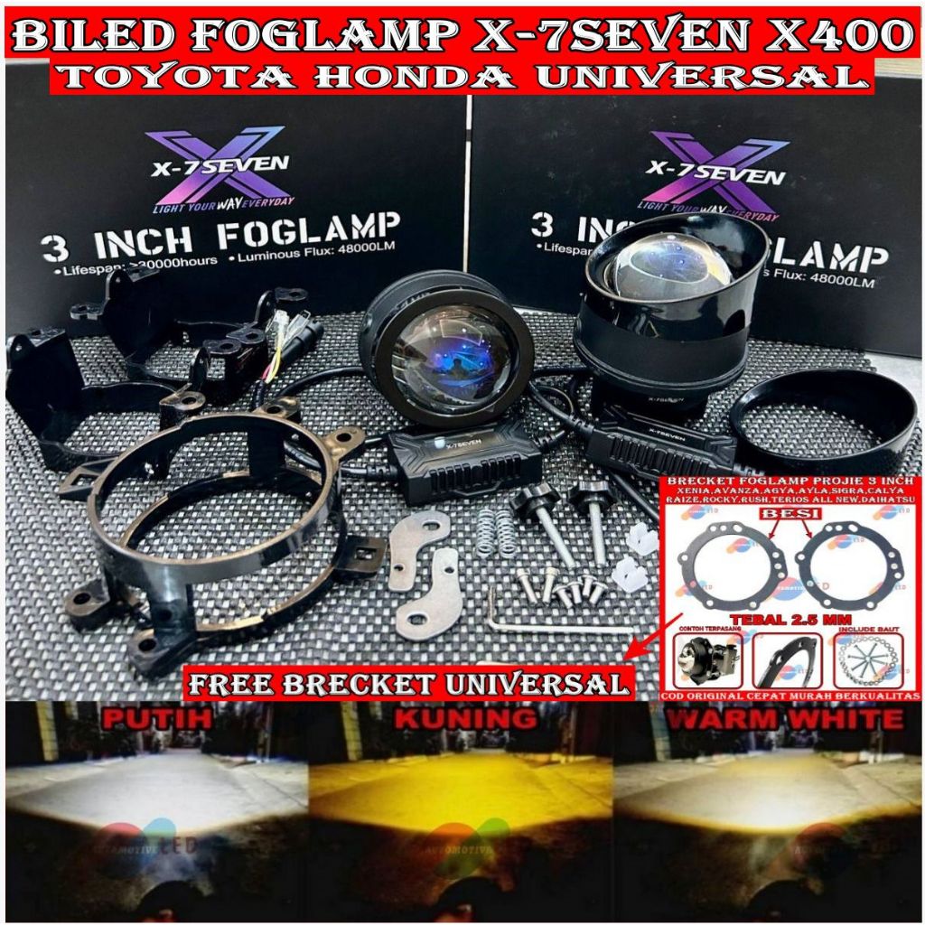 Jual ORIGINAL BILED FOGLAMP VINYX Q4 LASER WARNA 40 WATT LAMPU FOGLAMP ...