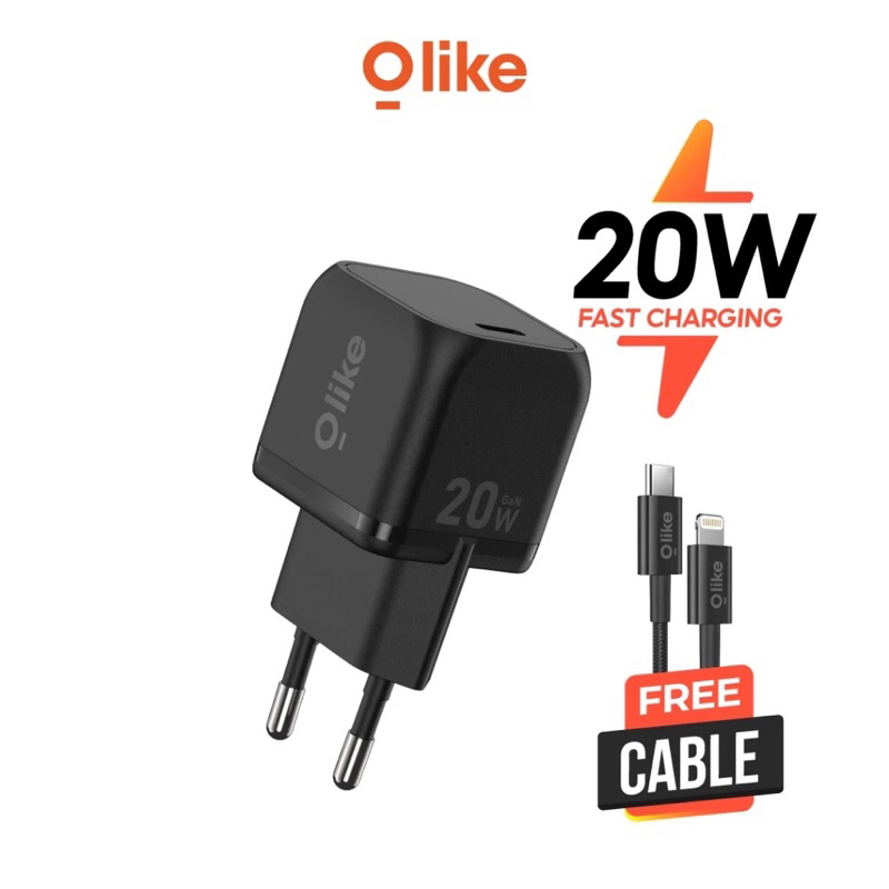 Jual Charger Olike 20Watt Lightning to USB C Fast Charging (dijual ...