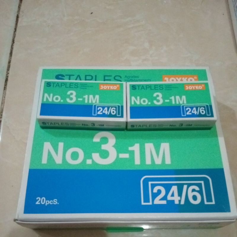 Jual Isi Staples joyko besar harga per pack isi 20 pcs | Shopee Indonesia