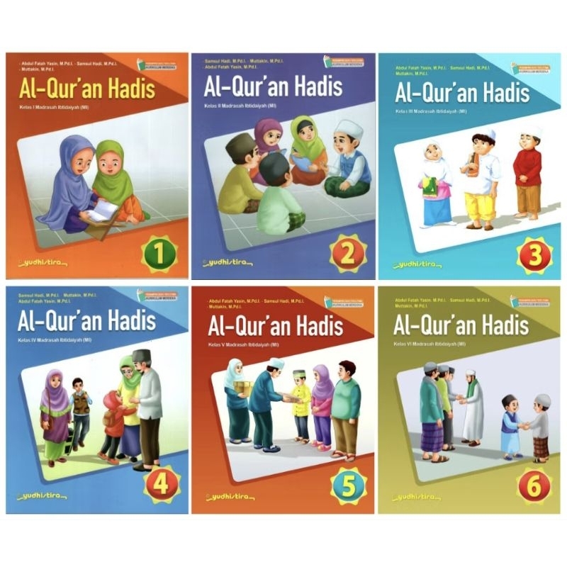 Jual Buku Al-Qur'an Hadis Kelas 1 2 3 4 5 6 MI Kurikulum Merdeka Penerbit Yudhistira | Shopee ...