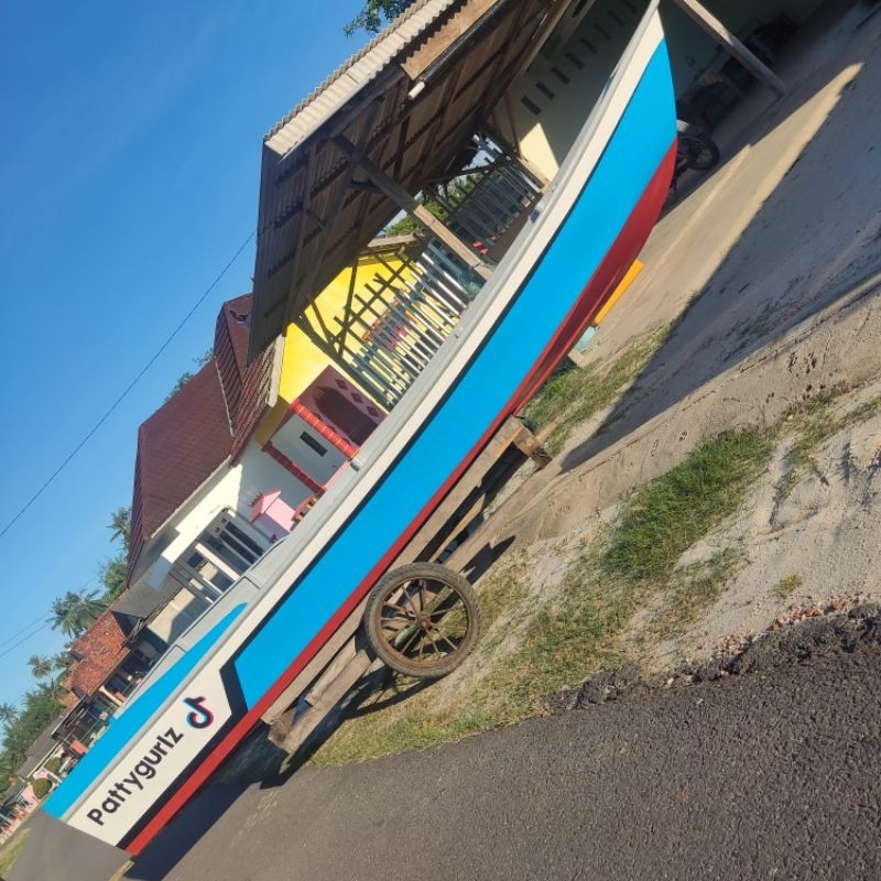 Jual Kapal Perahu Full Fiber Glass 5M X 1.35M Cetakan Rapi Model Sayap ...