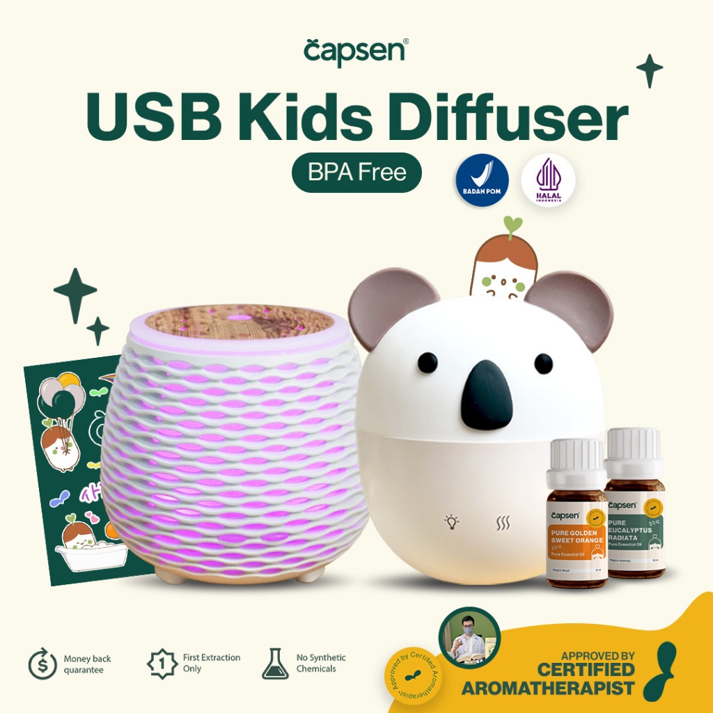 Jual CAPSEN Kids Diffuser Essential Oil Aromatherapy Diffuser ...