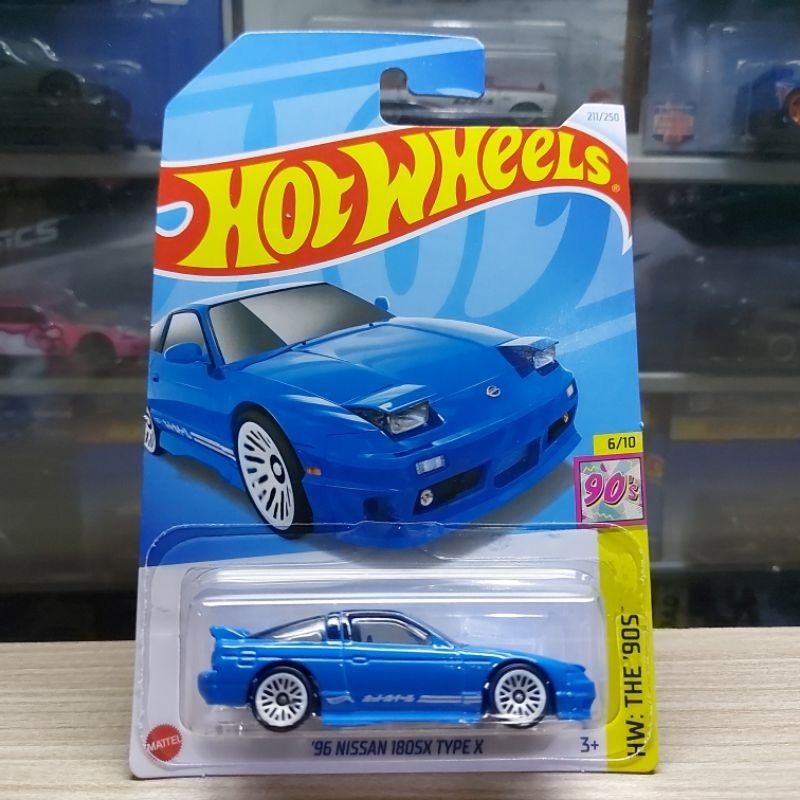 Jual HOT WHEELS 96 NISSAN 180SX TYPE X BLUE 2024 | Shopee Indonesia