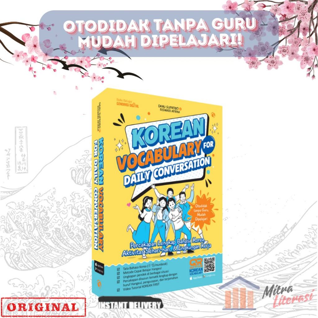 Jual Buku Belajar Bahasa Korea - Korean Vocabulary For Daily Conversation - Kosakata Percakapan ...