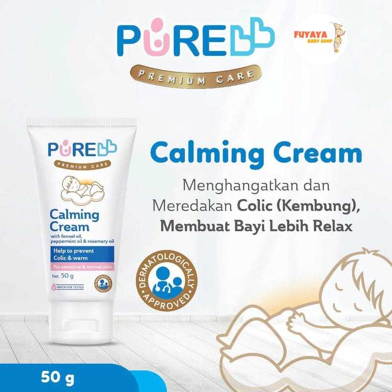 Jual Pure Baby Calming Cream (50g) - Menghangatkan dan Meredakan Kolik ...