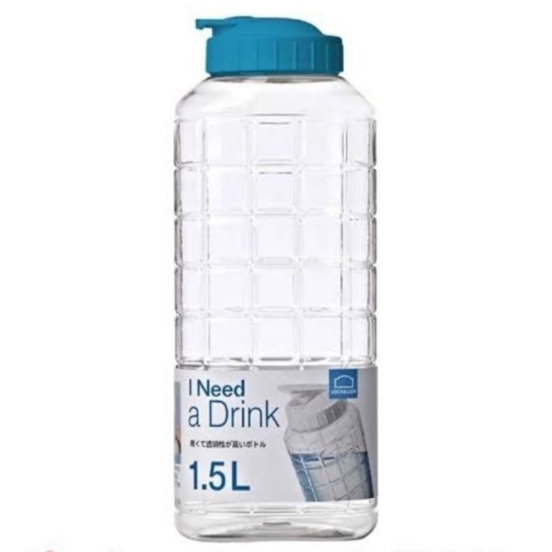 Jual Lock&lock 1,5L Chess Water Bottle Botol Air Minum Kulkas Bening 1 ...