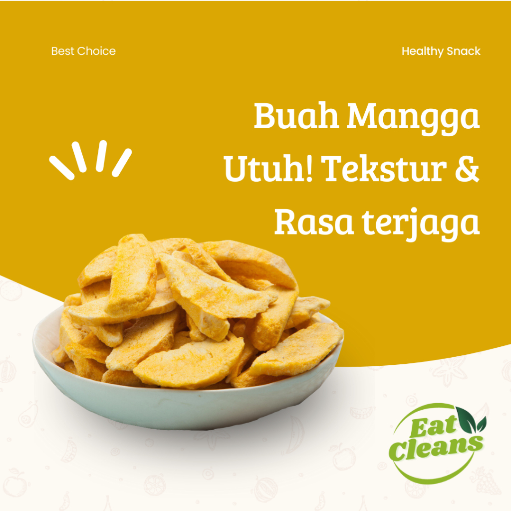 Jual Freeze Dried Mango - Snack Keripik Buah Mangga Manggo - Mango ...