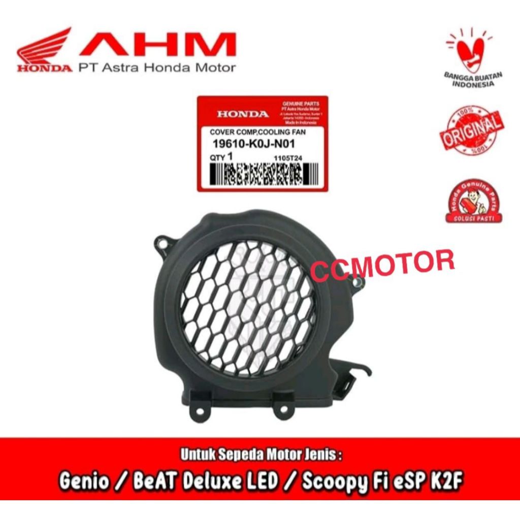 Jual COVER TUTUP KIPAS FAN COVER GENIO BEAT STREET LED DELUXE SCOOPY FI ...