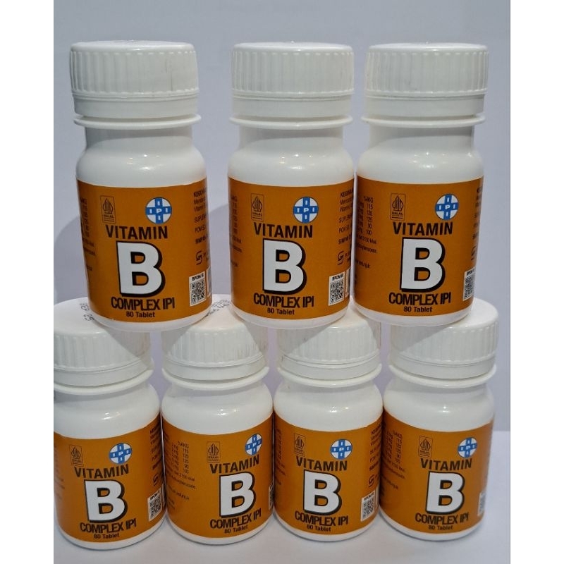 Jual IPI VITAMIN B COMPLEX isi 80 TABLET | Shopee Indonesia