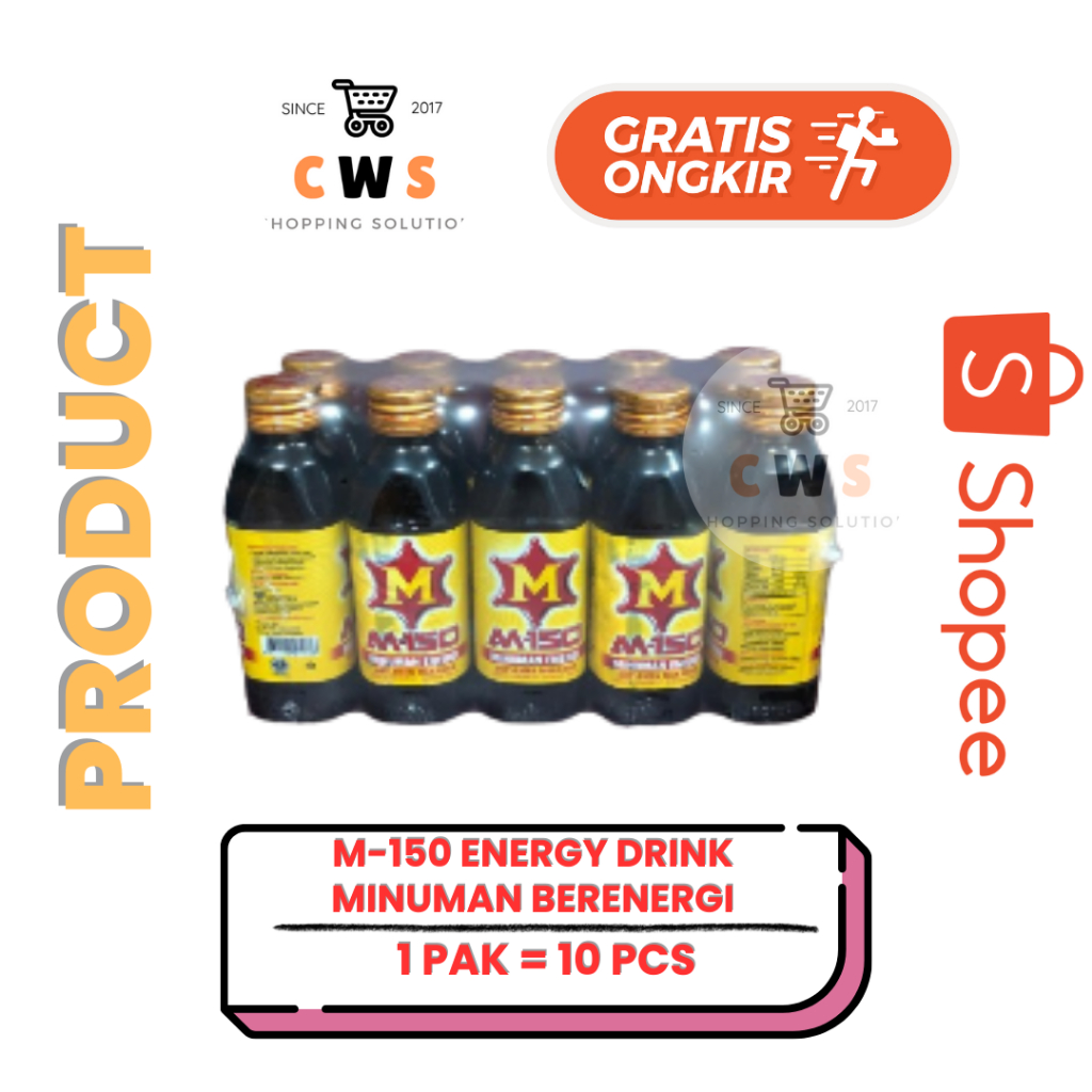 Jual M-150 M150 M 150 Minuman Energi Suplemen Makanan Botol - 1 Pak ...