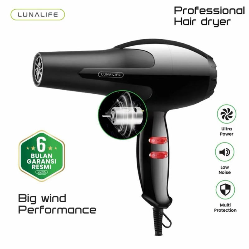 Jual Luna Life Hair Dryer Profesional | alat Pengering Rambut Termurah ...