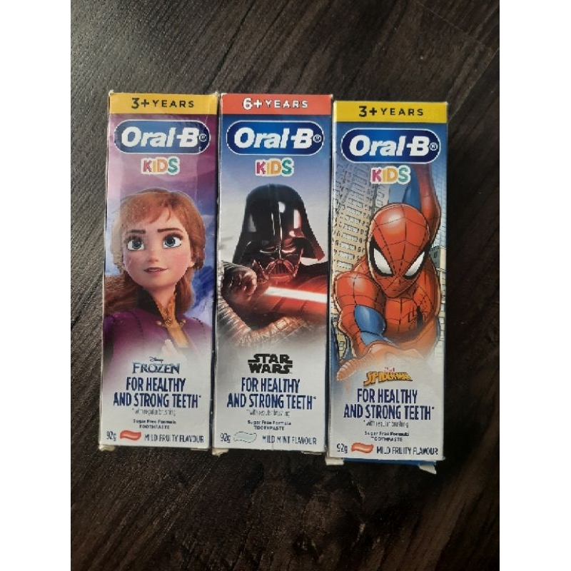 Jual Oral B Disney Kids Frozen Junior Star Wars Toothpaste Mild Flavour ...