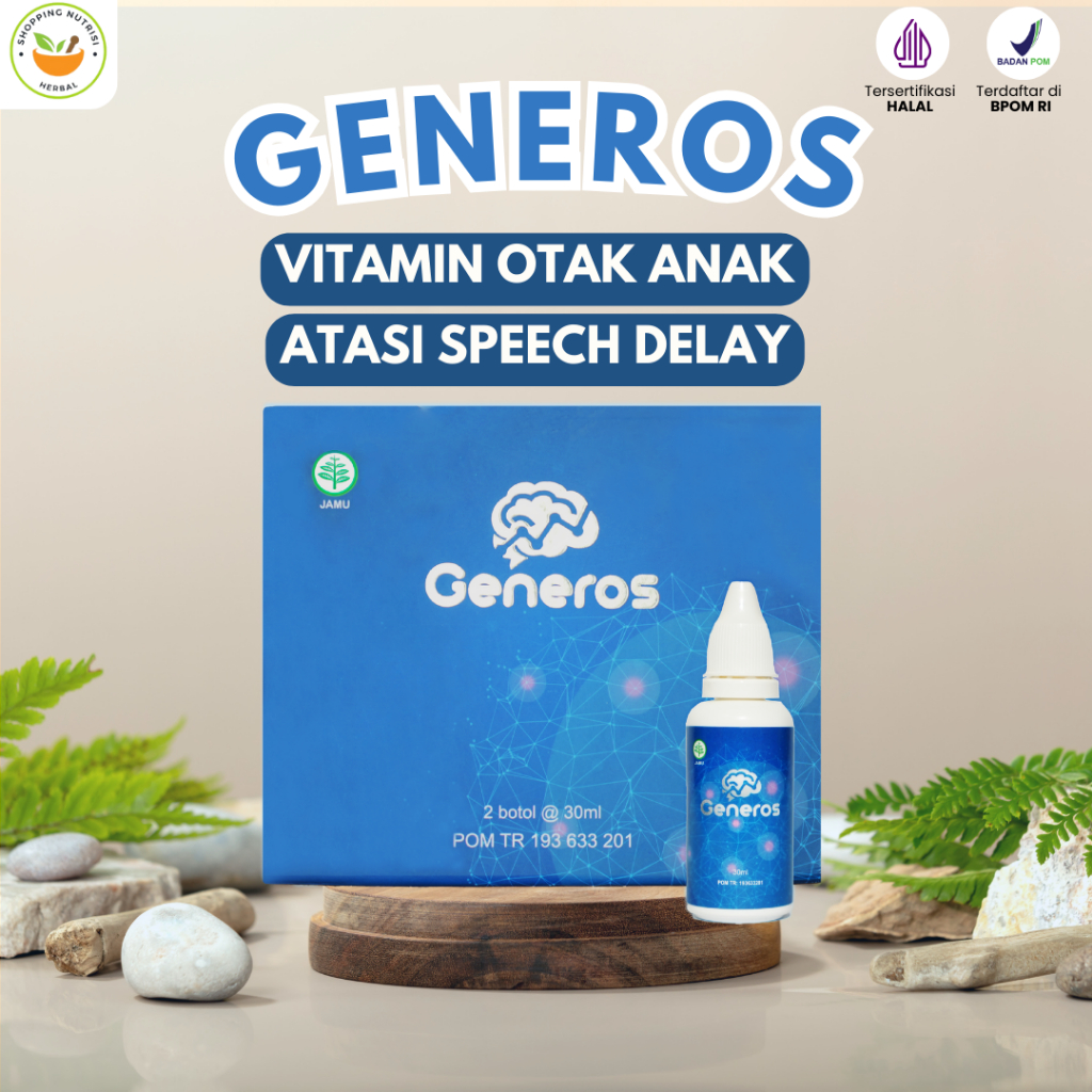 Jual Generos Multivitamin 30ml - Nutrisi Otak Anak Atasi Speech Delay ...