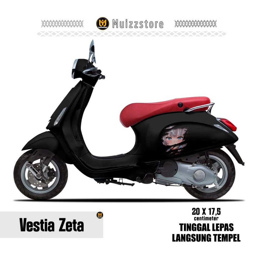Jual STICKER PRINT CUT / STICKER MATA / MOTIF VESTIA ZETA / STOCK ...