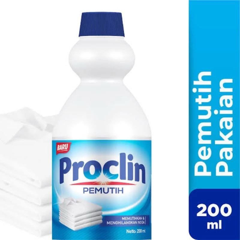 Jual Proclin Pemutih Pakaian Botol 200ml | Shopee Indonesia