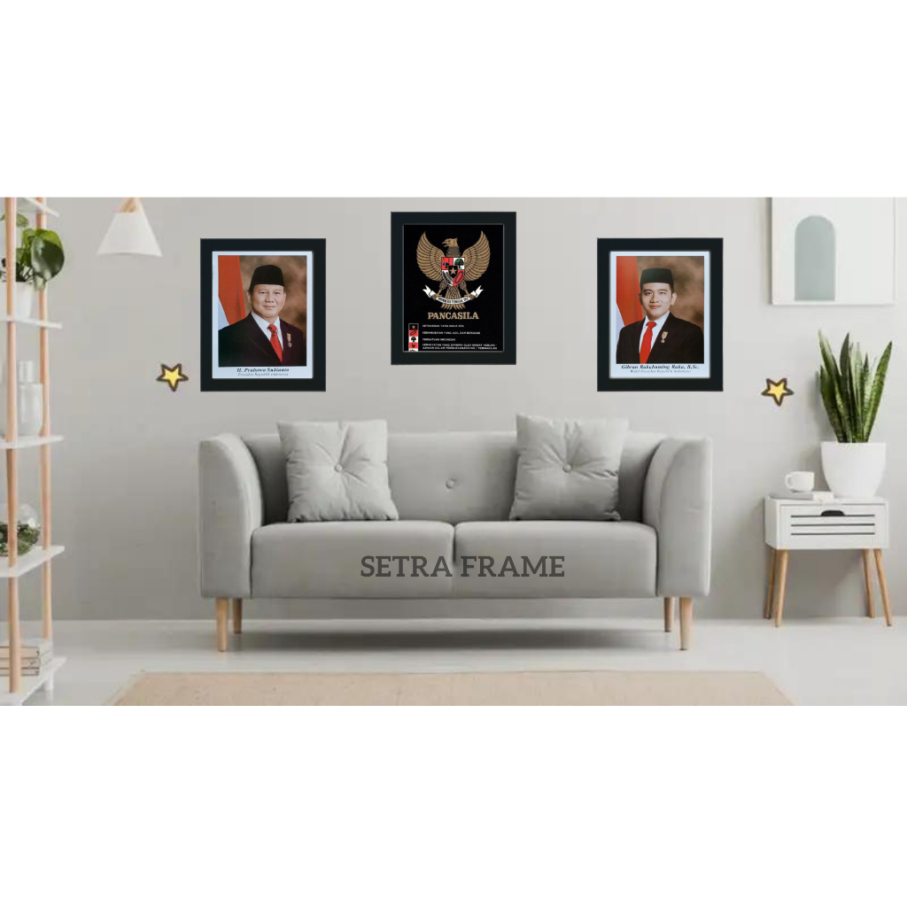Jual SETRA - Frame Bingkai + Foto Presiden & Wakil Presiden 2025 | Shopee Indonesia