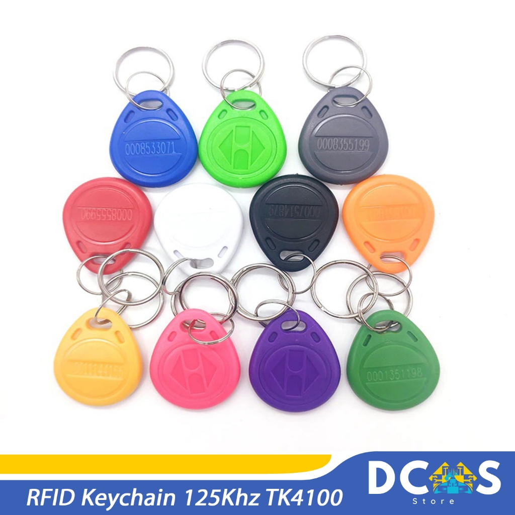 Jual Rfid Key Chain Keyfob / Gantungan Kunci Rfid 125Khz TK4100 - Read ...