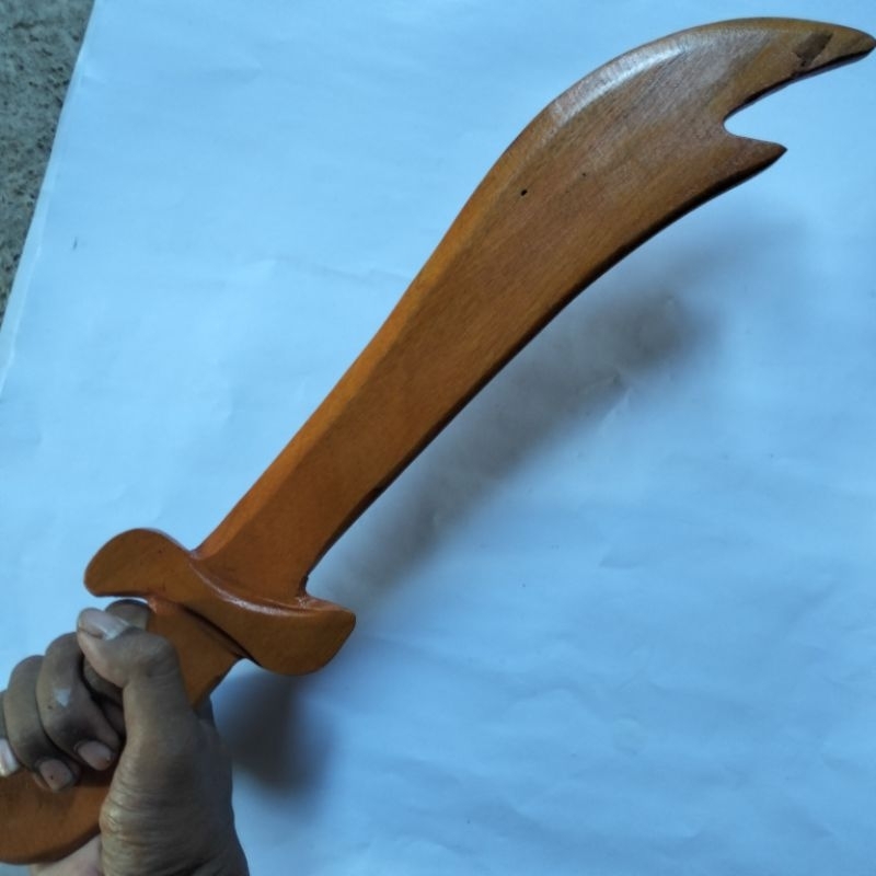 Jual Pedang Zulfikar Kayu Jati/Pedang Zulfikar Alat Peraga Latihan ...