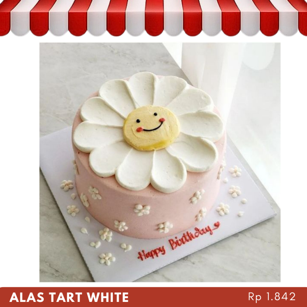 Jual Tatakan Alas Kue Tart Ulang tahun Putih Polos Bahan Kardus Ukuran ...