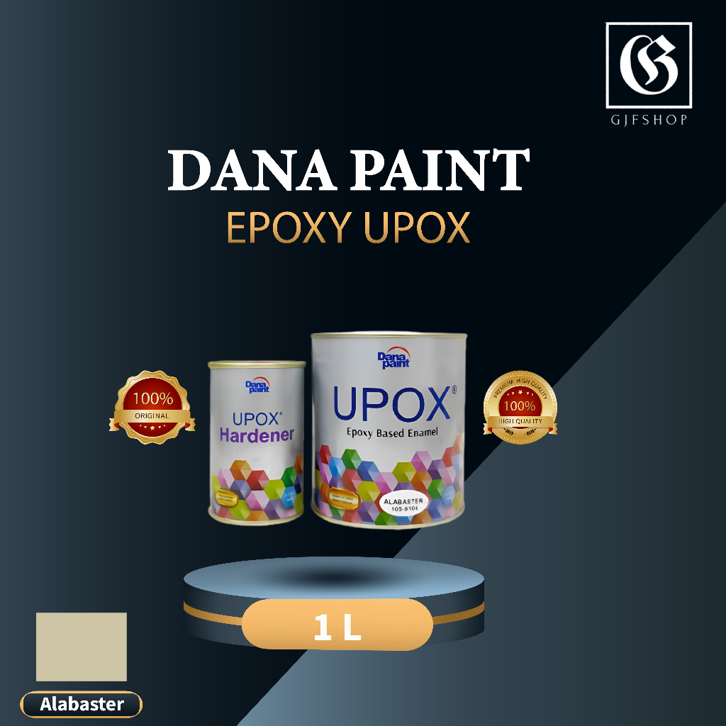 Jual Cat Lantai Dasar Epoxy UPOX Alabaster 1L | Shopee Indonesia