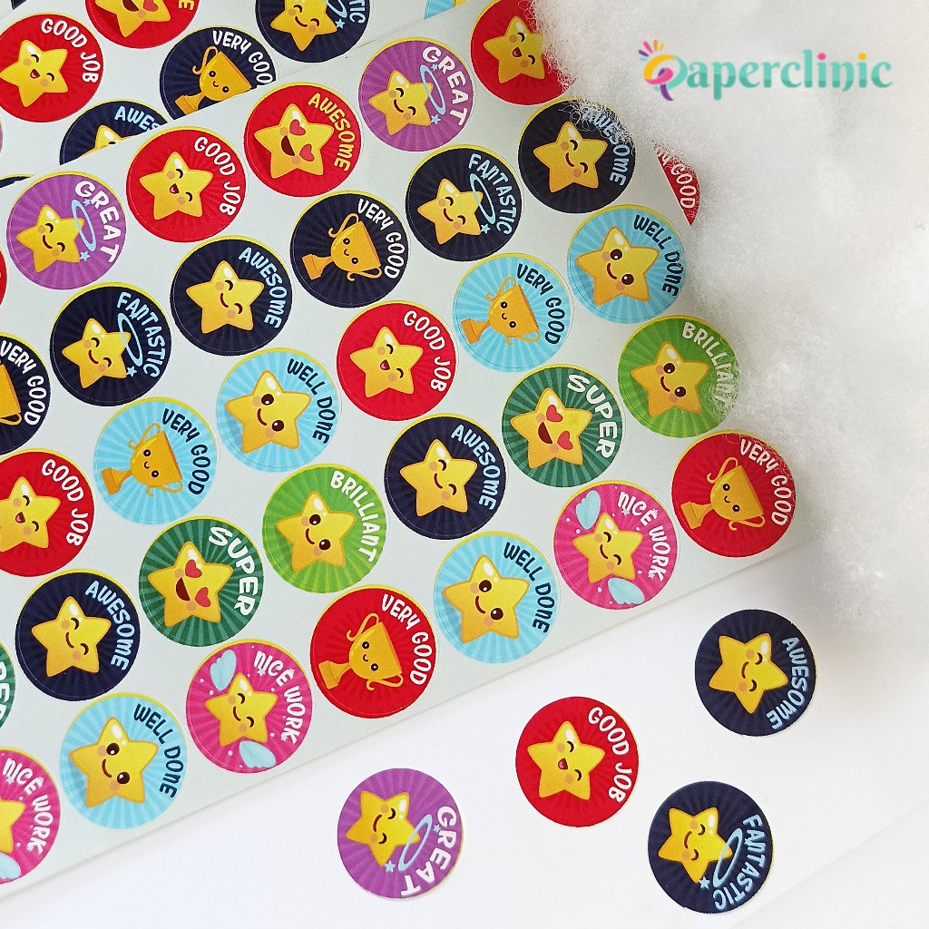 Jual Sticker reward anak stiker motivasi tema islami dan umum untuk tk ...
