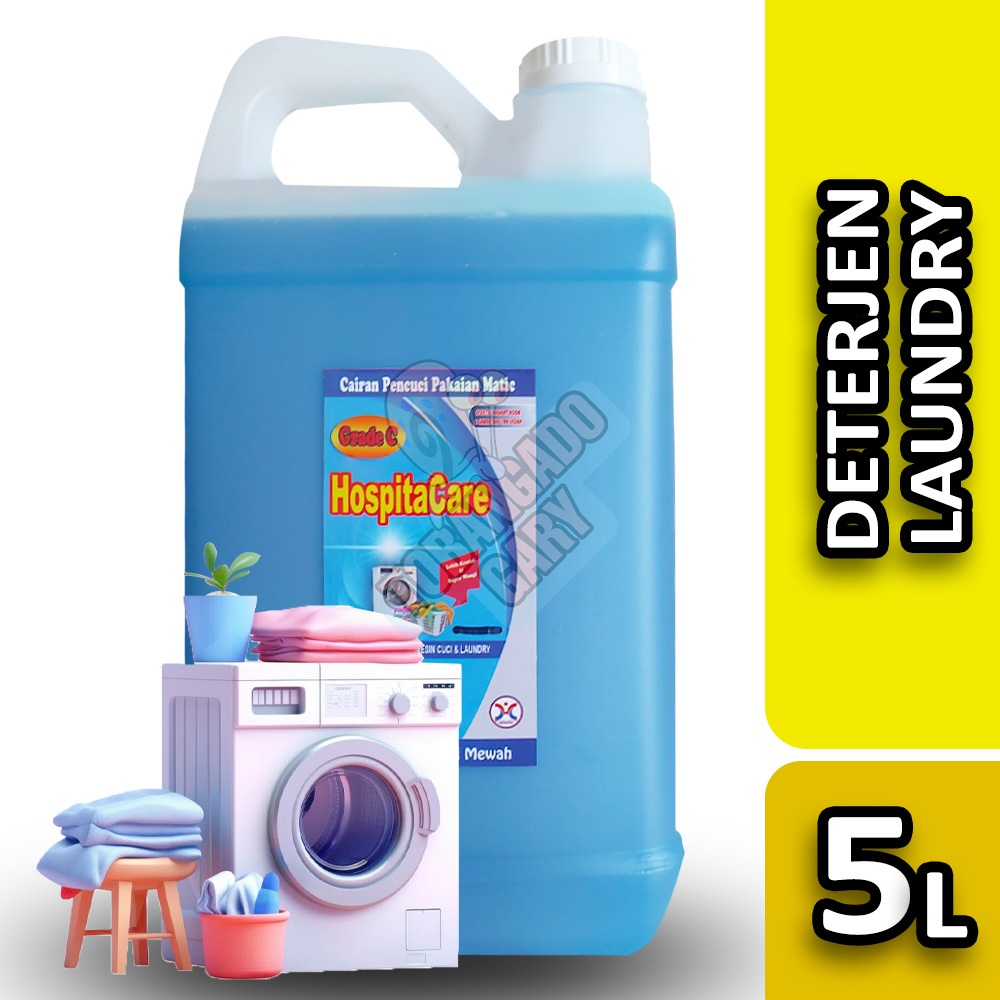Jual Deterjen Cair Laundry Liquid Detergent Konsentrat Sabun Cuci Baju Detergen Pakaian 5L 1L 1 ...