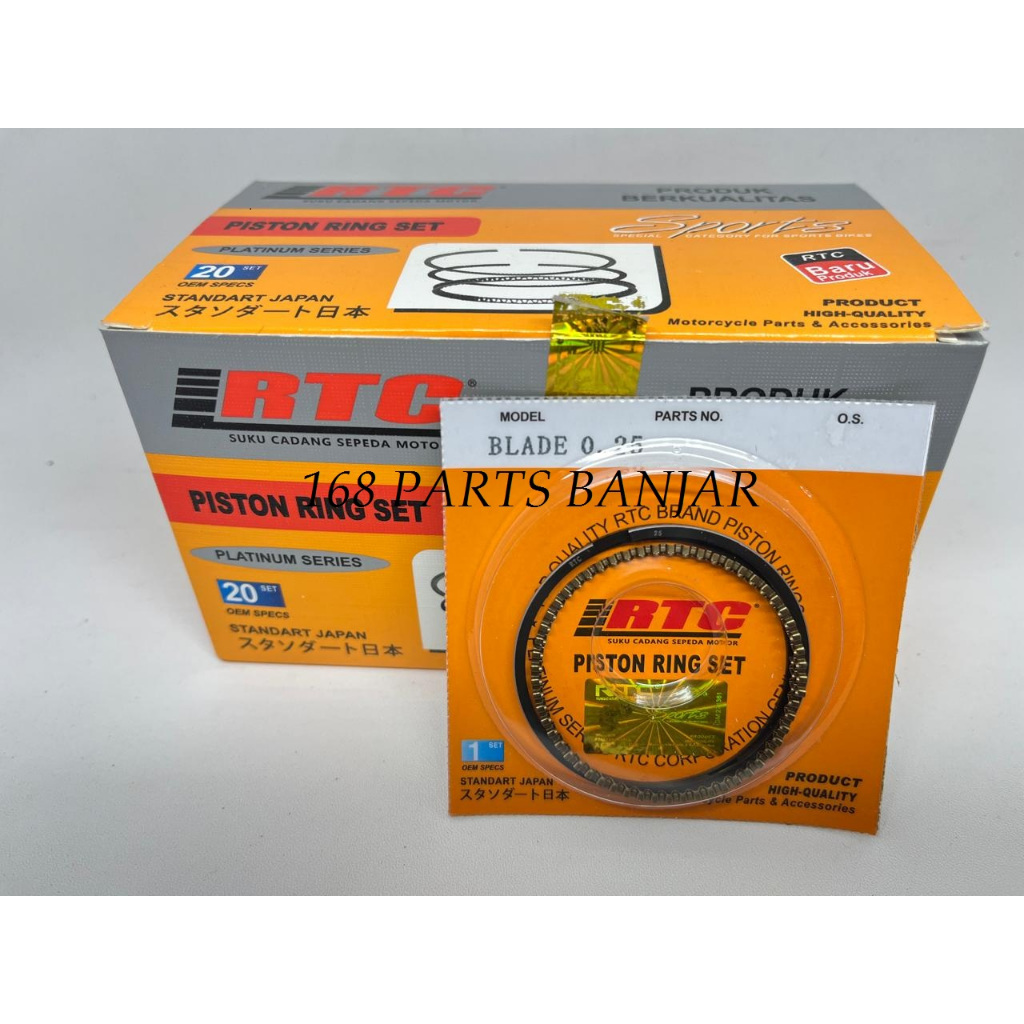 Jual Rtc Ring Piston Honda Blade / Revo Absolute Ukuran Std 25 50 75 ...