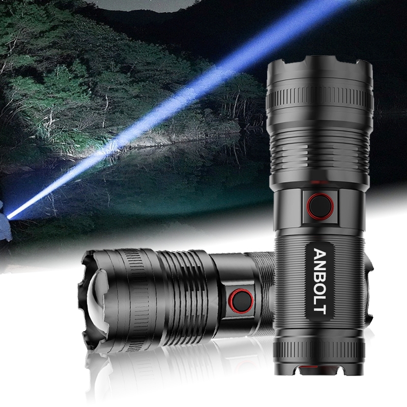 Jual ANBOLT G35 Senter LED Super Terang Senter Zoom Tahan Air Tahan Lama 100000 Lumen 5 Mode ...