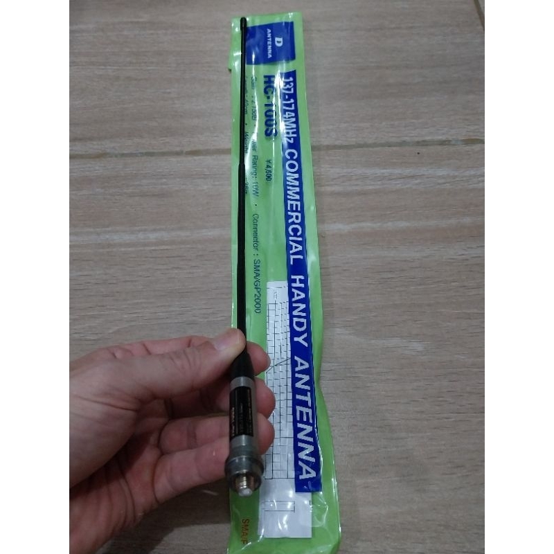 Jual antena ht jarak jauh HC100S VHF ORIGINAL D ANTENNA buat TEXAS TX3 ...