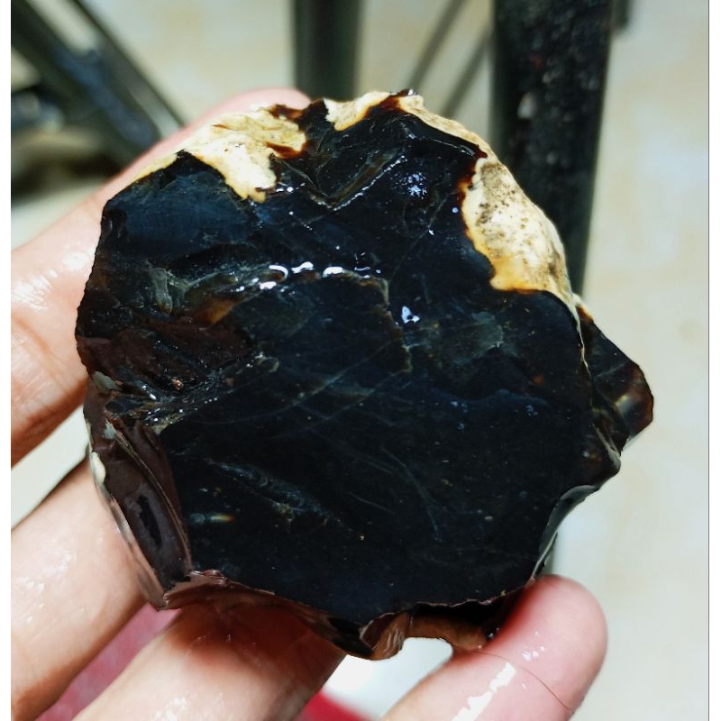 Jual BAHAN BATU HITAM YAMAN WULUNG TEMBUS | Shopee Indonesia