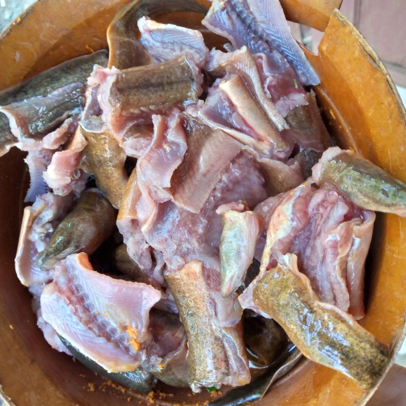 Jual belut bumbu kuning tinggal goreng 1kg | Shopee Indonesia