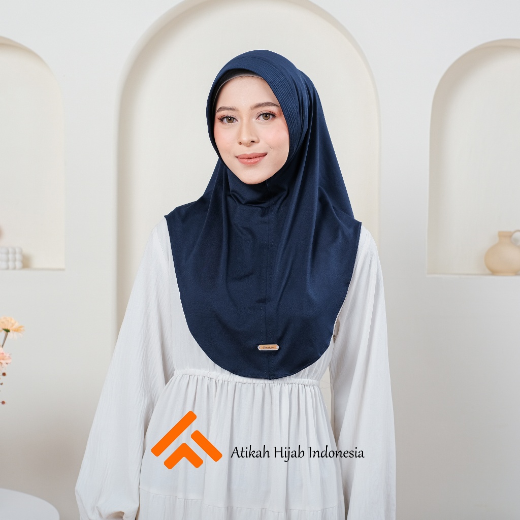 Jual Hijab Instan Daily Bergo PINGUIN Size M Spandex Premium Jilbab Instan Pet Antem Kerudung ...