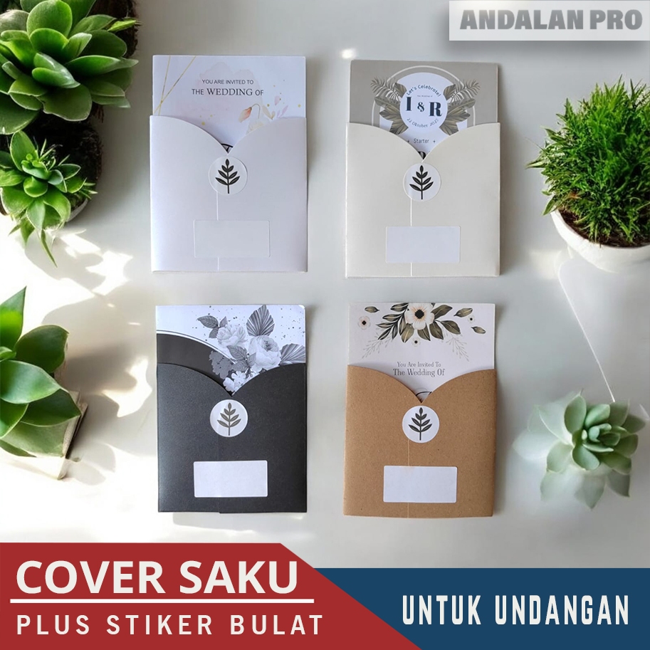 Jual Cover Saku Undangan + Stiker Bulat | Untuk Segala macam Undangan ...