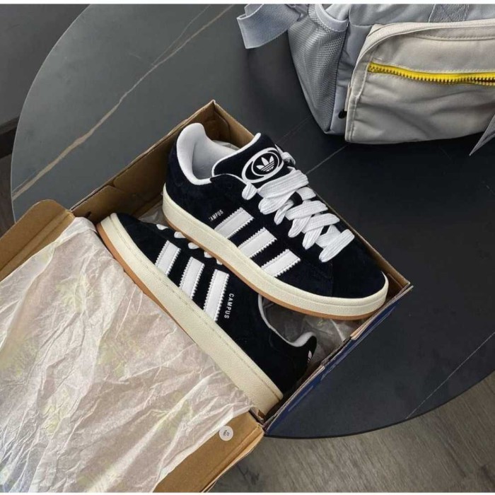 Jual SEPATU ADIDAS CAMPUS 00S BLACK WHITE UNISEX 36-43 SEPATU ADIDAS ...