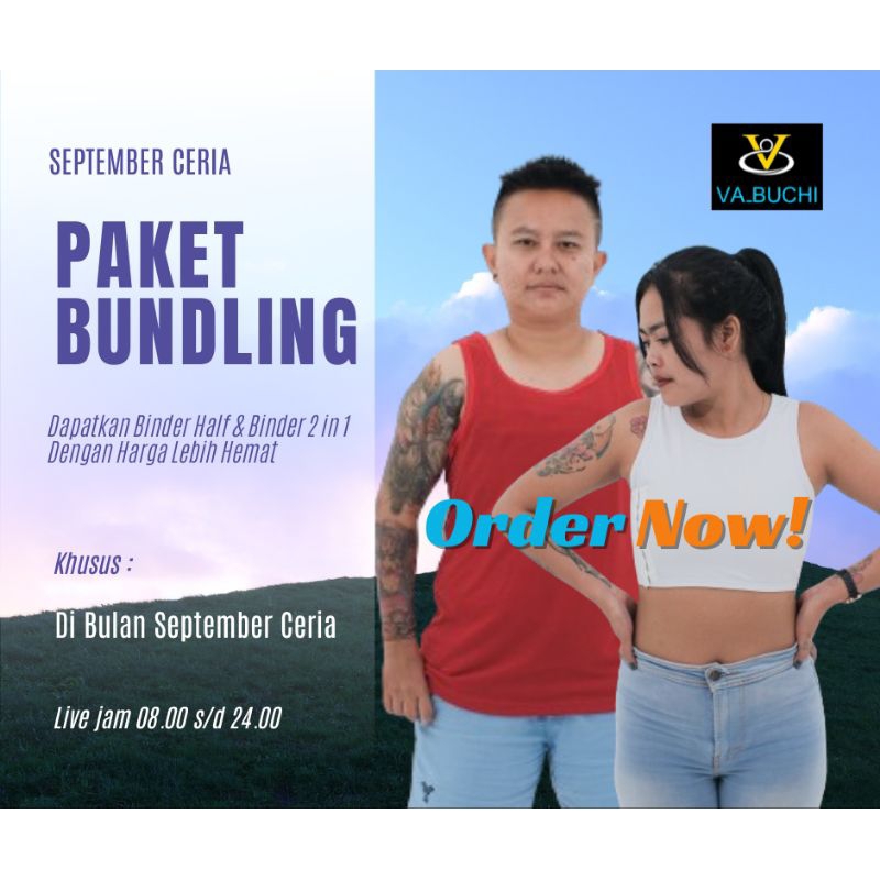 Jual Paket Bundling November Season 2In1 Medium & Half Breast Binder ...