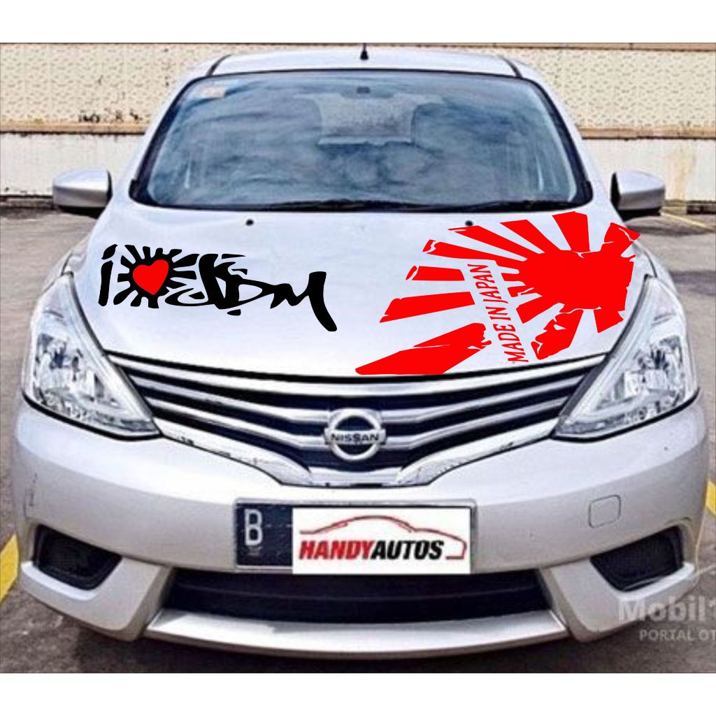 Jual 2361 cutting sticker kap depan mobil grand livina motif jdm ...